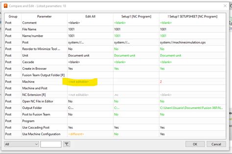solved compare and edit after running script autodesk community