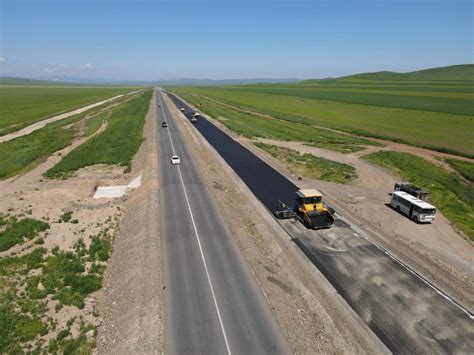 Дарханы замын суурь хучилт бүрэн дуусжээ