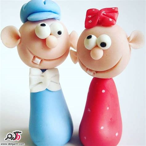 عروسک های تزئینی زیبا با خمیر چینیبیش از 50 نمونه