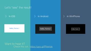 Dependency Service For Xamarin Form