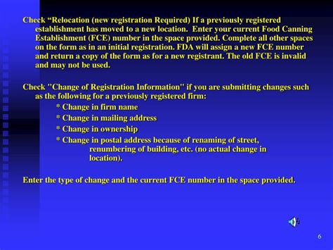 Ppt Fda Process Registration Forms 2541 And 2541a Module 2210