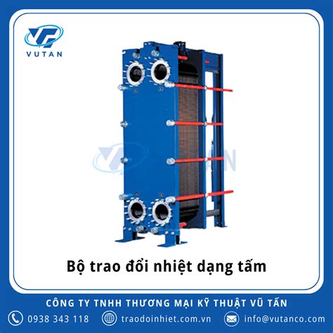 Bộ trao đổi nhiệt dạng tấm Thiết bị trao đổi nhiệt Vũ Tấn