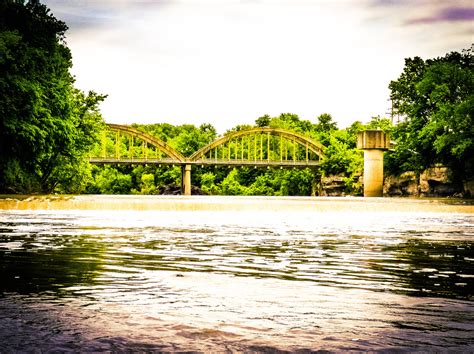 Neosho River Bridge Humboldt Kansas Tony Pucket Flickr