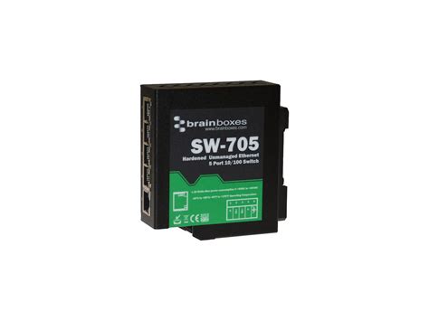 Brainboxes Sw 705 Hardened 5port Ethernet Switch