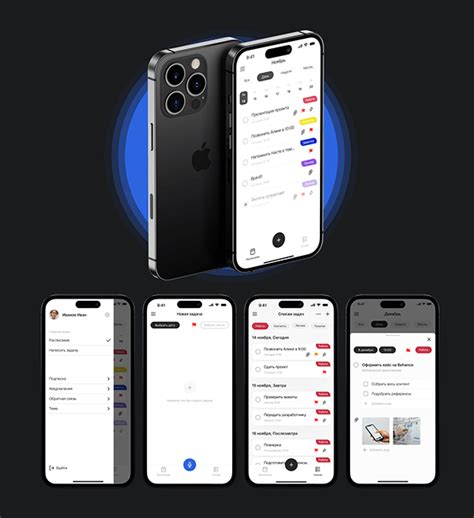 Mobile App TASK TRACKER Behance