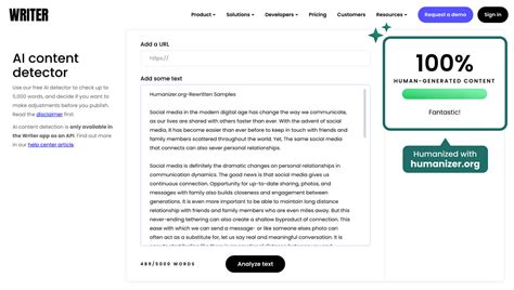 humanize ai 免费获得 100 人类评分