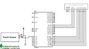 Touch Sensor Interfacing With 8051 TTP223B EmbeTronicX