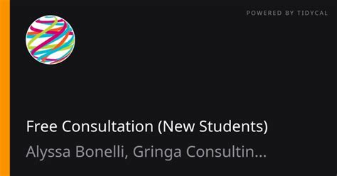 Alyssa Bonelli On Linkedin Alyssa Bonelli Free Consultation New