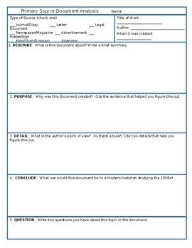 Examples Of Primary Source Documents