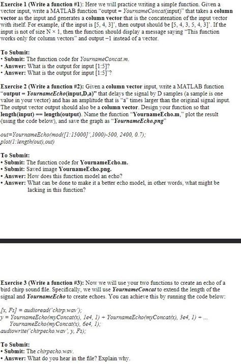 Solved Exercise Write A Function Here We Will Chegg Com