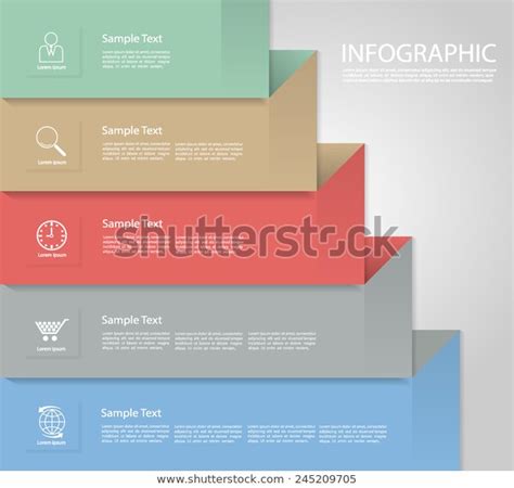 Abstract Template Can Be Used Workflow Stock Vector Royalty Free