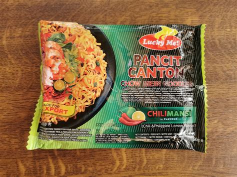 2325 Lucky Me „pancit Canton Chow Mein Noodles Chilimansi Flavour