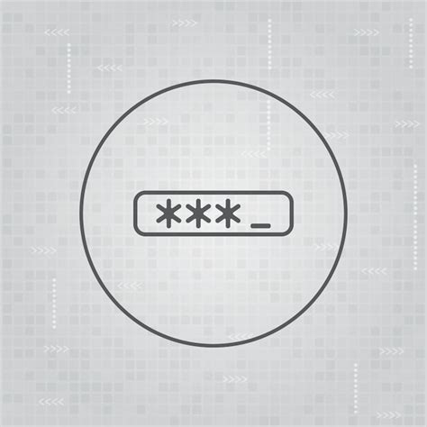 Premium Vector Password Security User Authentication Login Form