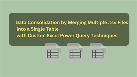 Transforming And Combining Tsv Files Using Excel Power Query Custom