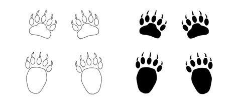 Panda Foot Vector Images Over 110