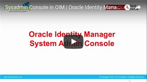 oracle identity manager archives oracle trainings