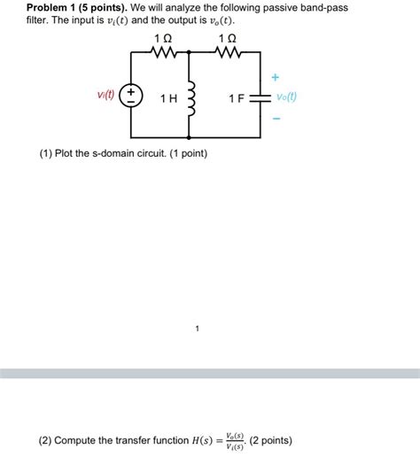 Solved Problem 1 5 Points We Will Analyze The Following