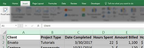 Bagaimana Membuat Pivottable Pertama Anda Di Microsoft Excel Envato Tuts