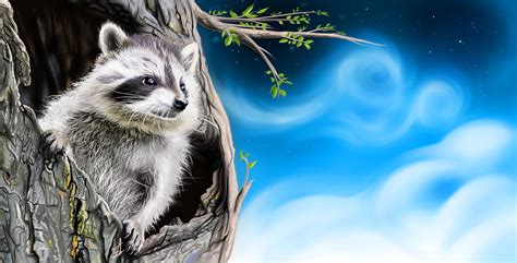 Happy Birthday To Me Dreaming Of енот нарисовал сам Nikita1404 Art арт смешные