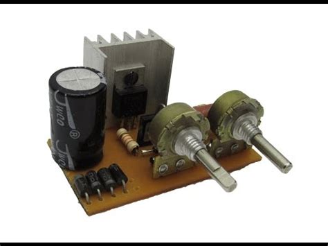 Power Supply With Adjustable Voltage And Current How To Make