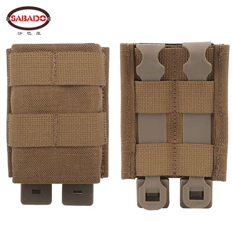 Tactical New Single Medium Fast Open Molle 762 Magazine Pouch Kywi Kydex Wedge Insert Sr25 M1a