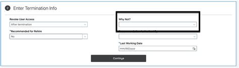 How To Make Why Not Mandatory During The Hcm Termination Flow — Cloud