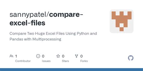 Github Sannypatelcompare Excel Files Compare Two Huge Excel Files Using Python And Pandas