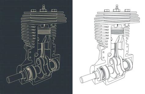 Two Stroke Engine Vector Art Icons And Graphics For Free Download