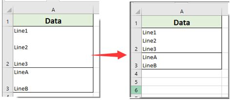 how to delete all blank lines or only the first line in cell in excel