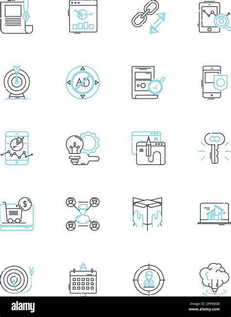 Creative Development Linear Icons Set Ideation Innovation