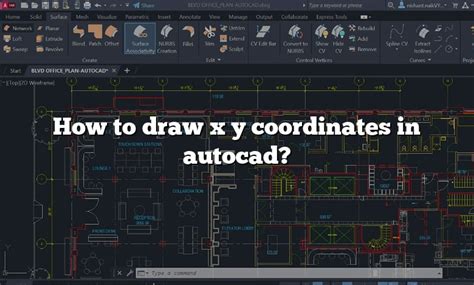 How To Draw X Y Coordinates In Autocad Caddikt