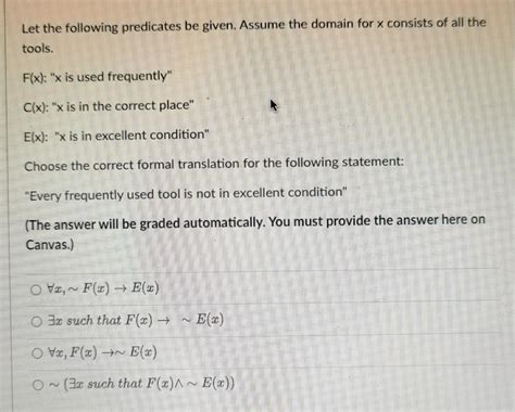 solved let the following predicates be given assume the