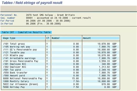List Of Tables In Sap Payroll Palermo Consultingsap Training Guides Wiki