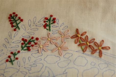 Lazy Daisy Stitch Is The Bane Of My Embroidery Existence But I Still Like My Faux French Knots