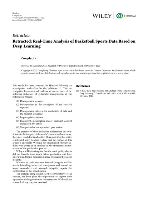 Pdf Retracted Real Time Analysis Of Basketball Sports Data Based On