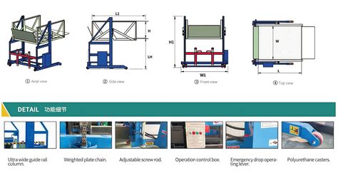 mobile loading unloading platform manufacturer al series oem wemet
