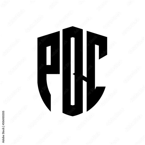 Pqc Letter Logo Design Pqc Modern Letter Logo With Black Background Pqc Creative Letter Logo