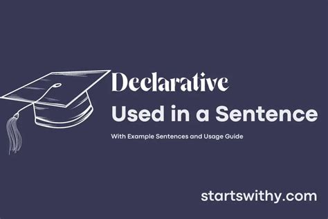 Declarative In A Sentence Examples 21 Ways To Use Declarative Declarative In A Sentence Examples 21 Ways To Use Declarative