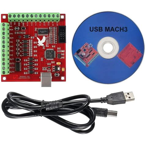 Mach3 Usb Interface Board Usb Mach3 100khz Motion Controller Breakout Board Interface Breakout