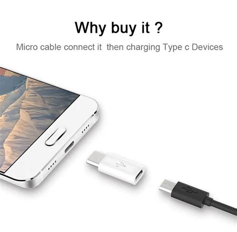 Micro Usb To Type C Adapter With Charging And Data Sync Function For Phone Buy Micro Usb To