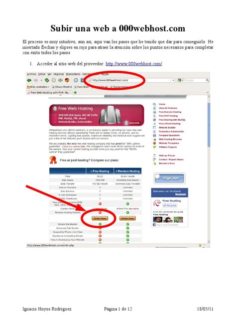 Guía Paso A Paso Para Subir Una Página Web Gratis A