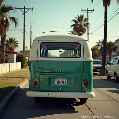 Vintage School Bus Design Stable Diffusion Online