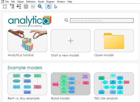 Tutorial Open A Model To Browse Analytica Docs