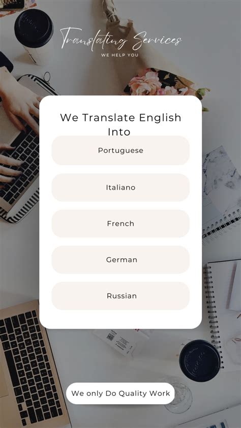 Translate Your English Into Below Languages And Vice Versa By