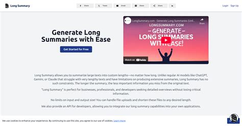 Long Summary Ai Accurate And Detailed Text Summarization Tool Proaitools