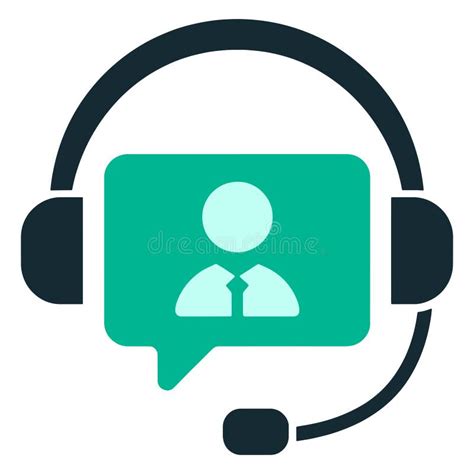 Helpdesk Icon With Headset And Speech Bubble Customer Support Symbol Hotline Communication