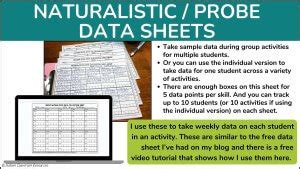 IEP Data Collection Sheets Your Guide To Easy And Effective Tracking Autism Classroom Resources