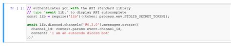 Discord Bot Using Autocode Devpost