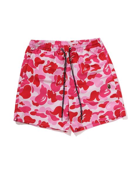 A Bathing Ape® Abc Camo One Point Relaxed Fit Water Shorts Bape