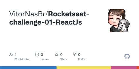 GitHub VitorNasBr Rocketseat Challenge ReactJs